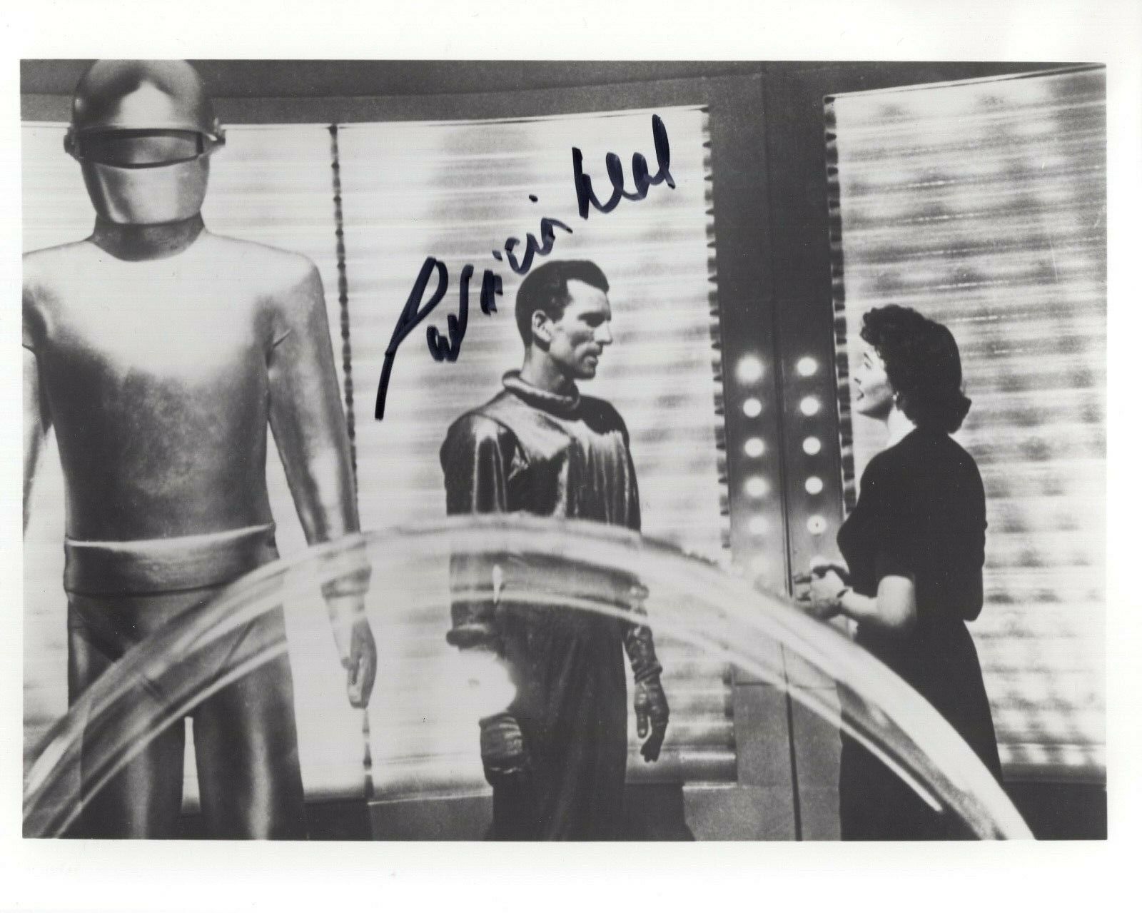 PATRICIA NEAL HAND SIGNED 8x10 PHOTO+COA THE DAY THE EARTH STOOD STILL ...