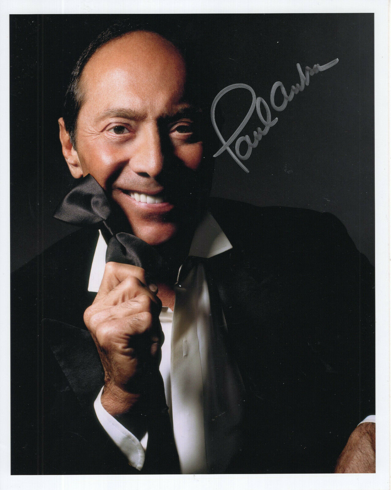 PAUL ANKA HAND SIGNED 8x10 COLOR PHOTO+COA AMAZING POSE LEGENDARY ...