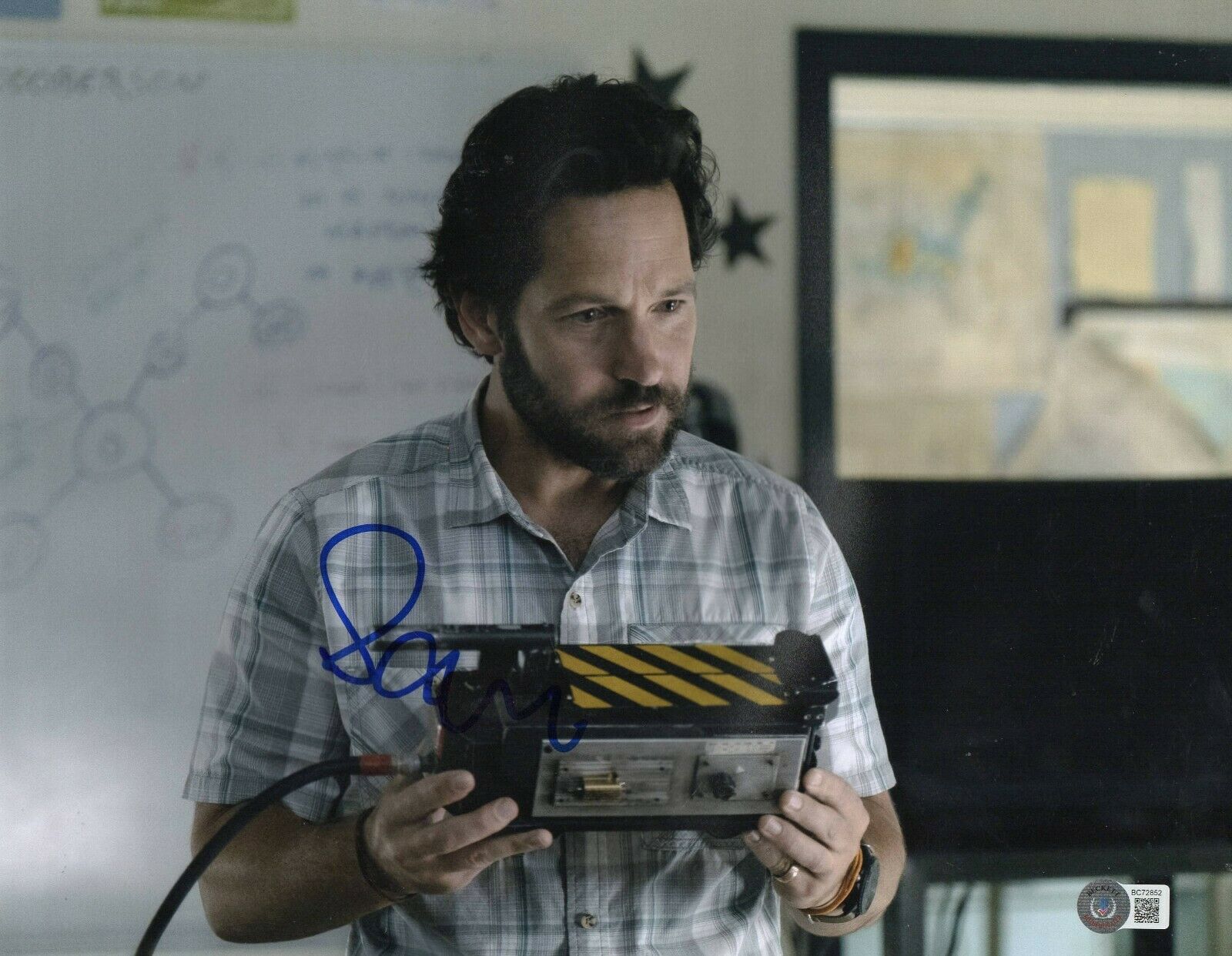 PAUL RUDD SIGNED 11X14 PHOTO GHOSTBUSTERS:AFTERLIFE AUTOGRAPH BECKETT ...