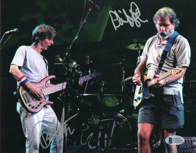 PHIL LESH & BOB WEIR SIGNED AUTOGRAPH 8x10 PHOTO - GRATEFUL DEAD ...