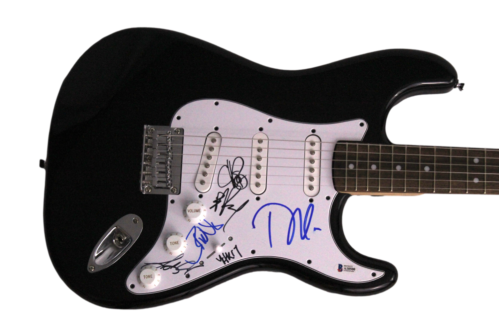 PROPHETS OF RAGE FULL BAND (X6) SIGNED AUTOGRAPH FENDER ELECTRIC GUITAR ...