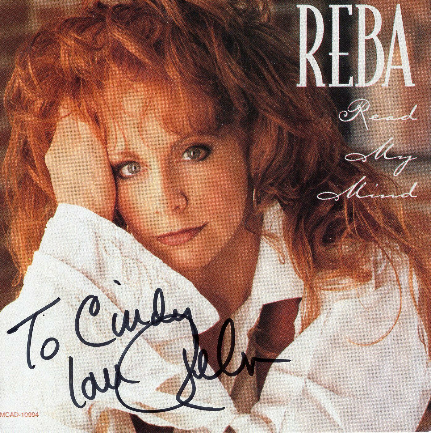 REBA MCENTIRE HAND SIGNED CD BOOKLET+COA COUNTRY LEGEND AWESOME ...