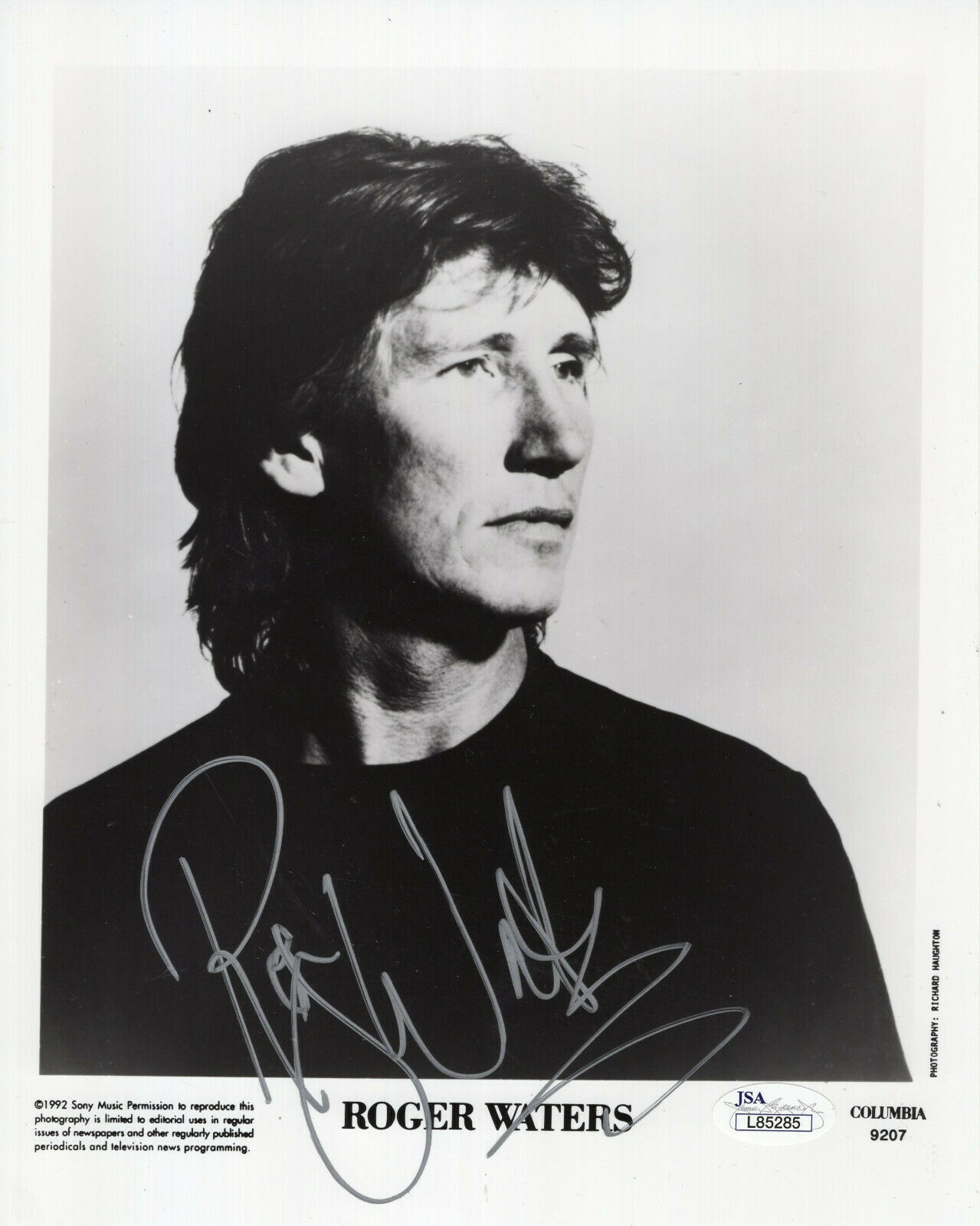 ROGER WATERS HAND SIGNED 8x10 PHOTO BEST POSE EVER PINK FLOYD JSA ...