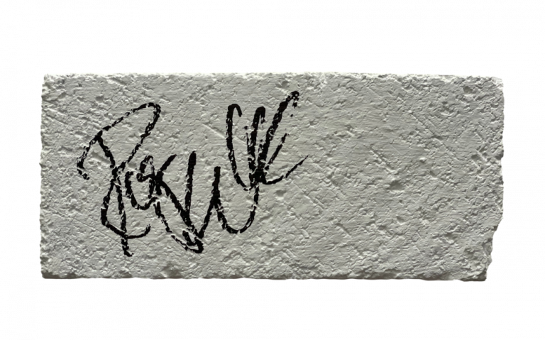 ROGER WATERS SIGNED AUTOGRAPH BRICK - PINK FLOYD ANOTHER BRINK IN THE ...