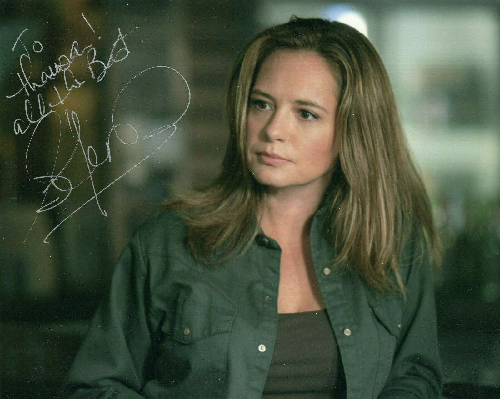 SAMANTHA FERRIS HAND SIGNED 8x10 COLOR PHOTO GORGEOUS ACTRESS | Autographia