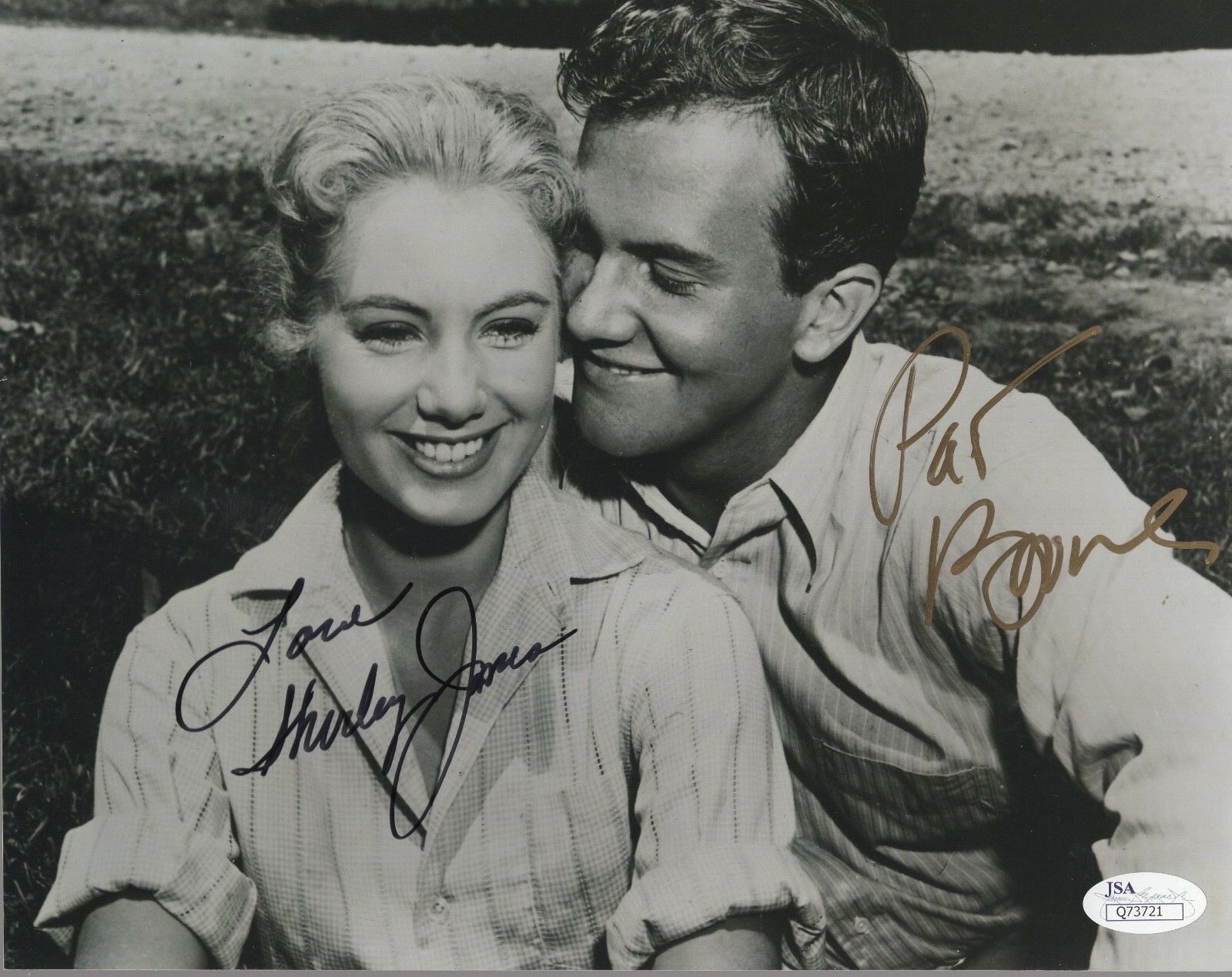SHIRLEY JONES+PAT BOONE HAND SIGNED 8x10 PHOTO SIGNED BY BOTH LEGENDS ...