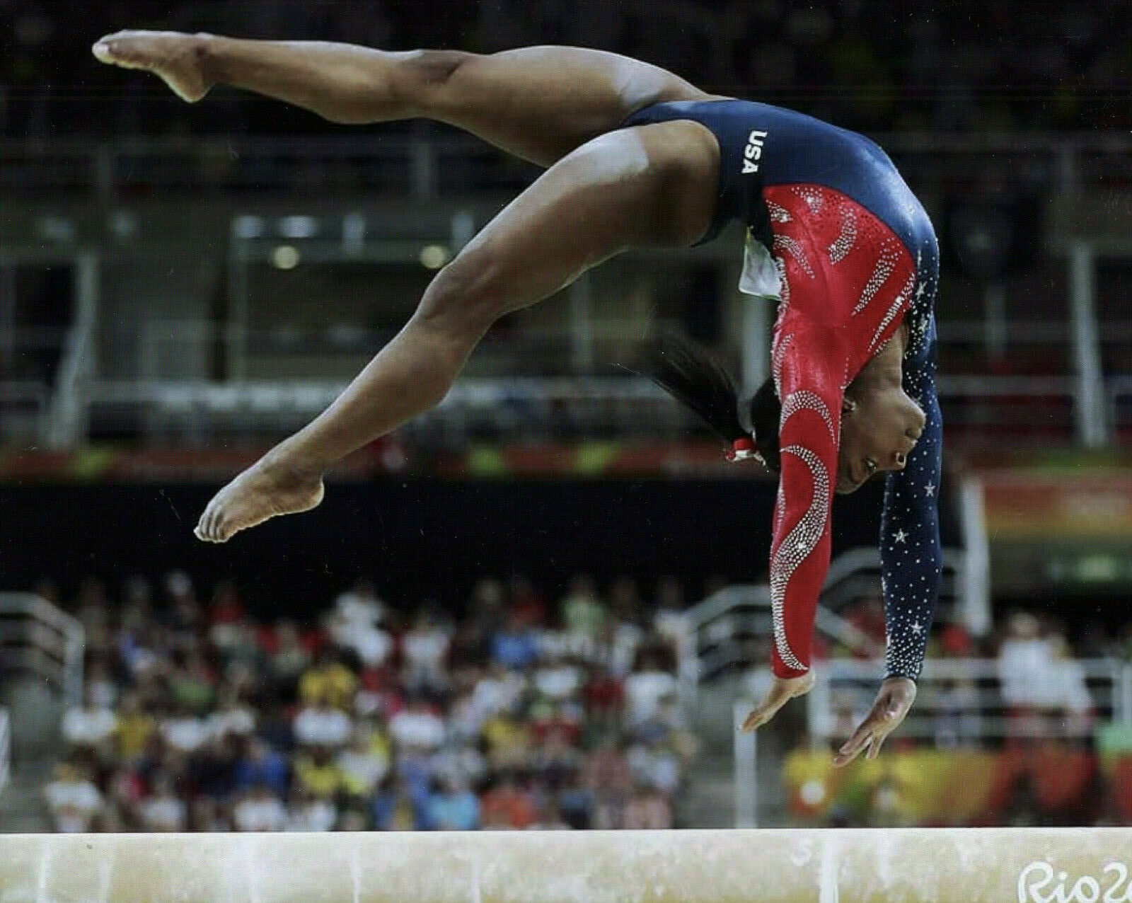 SIMONE BILES LOT OF 2 UNSIGNED 8x10 COLOR PHOTOS GREAT OLYMPIC GYMNAST ...