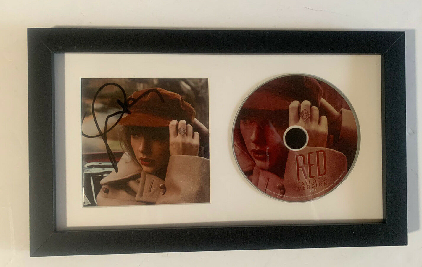 Taylor Swift Red Signed Autographed Framed CD Display BAS Certified ...