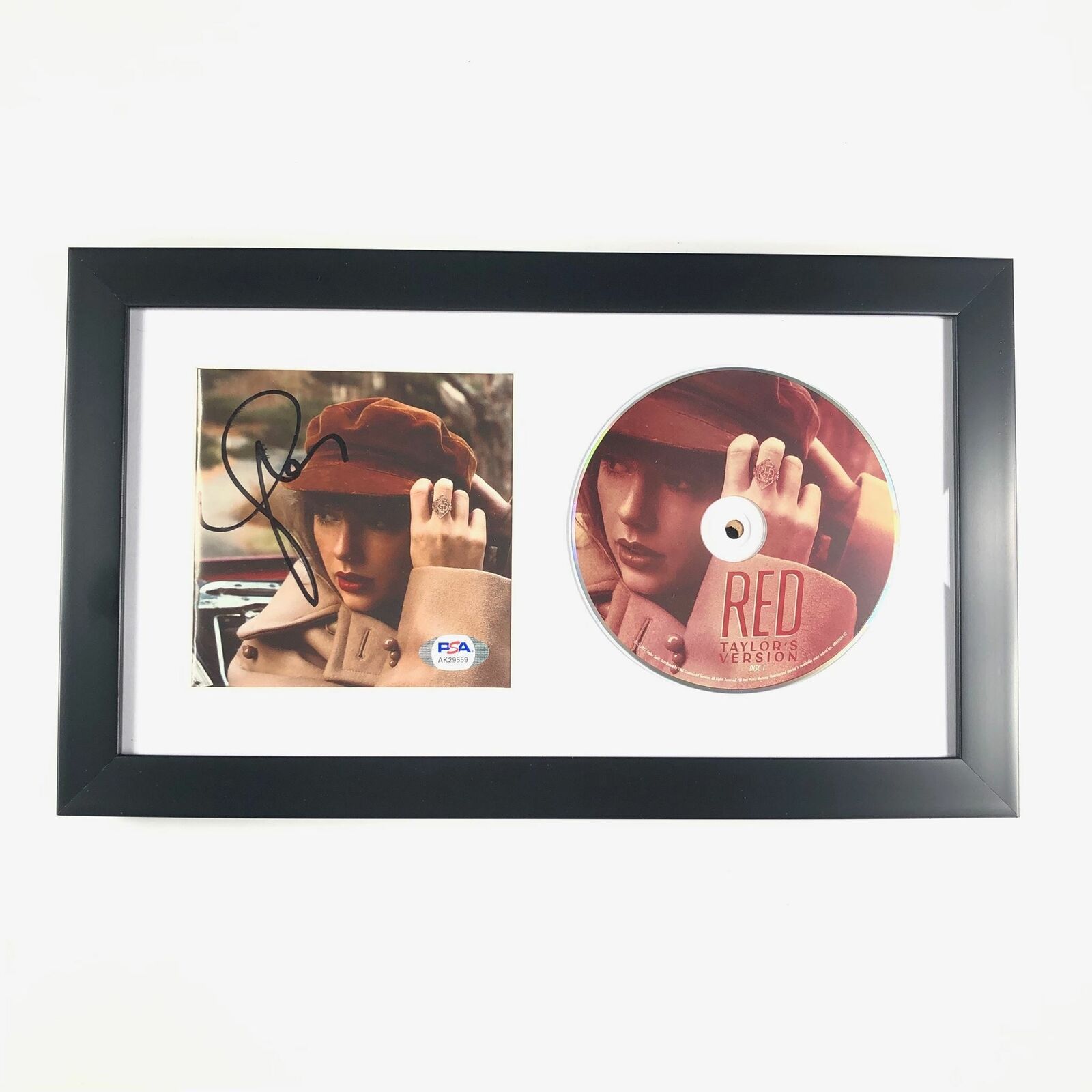 Taylor Swift Signed CD Cover Framed PSA/DNA RED Autographed | Autographia