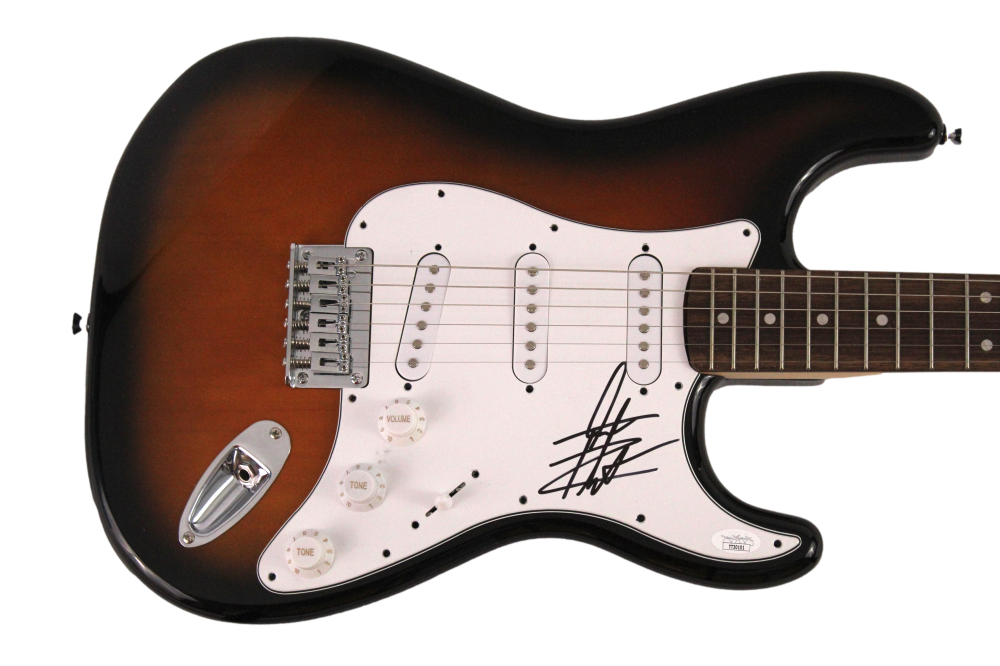 THOMAS RHETT SIGNED AUTOGRAPH FS FENDER ELECTRIC GUITAR W/ FULL ...