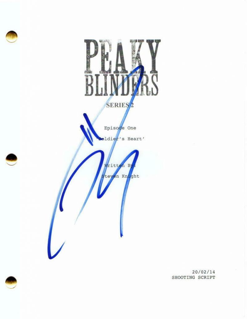 TOM HARDY SIGNED AUTOGRAPH PEAKY BLINDERS FULL EPISODE SCRIPT - CILLIAN ...