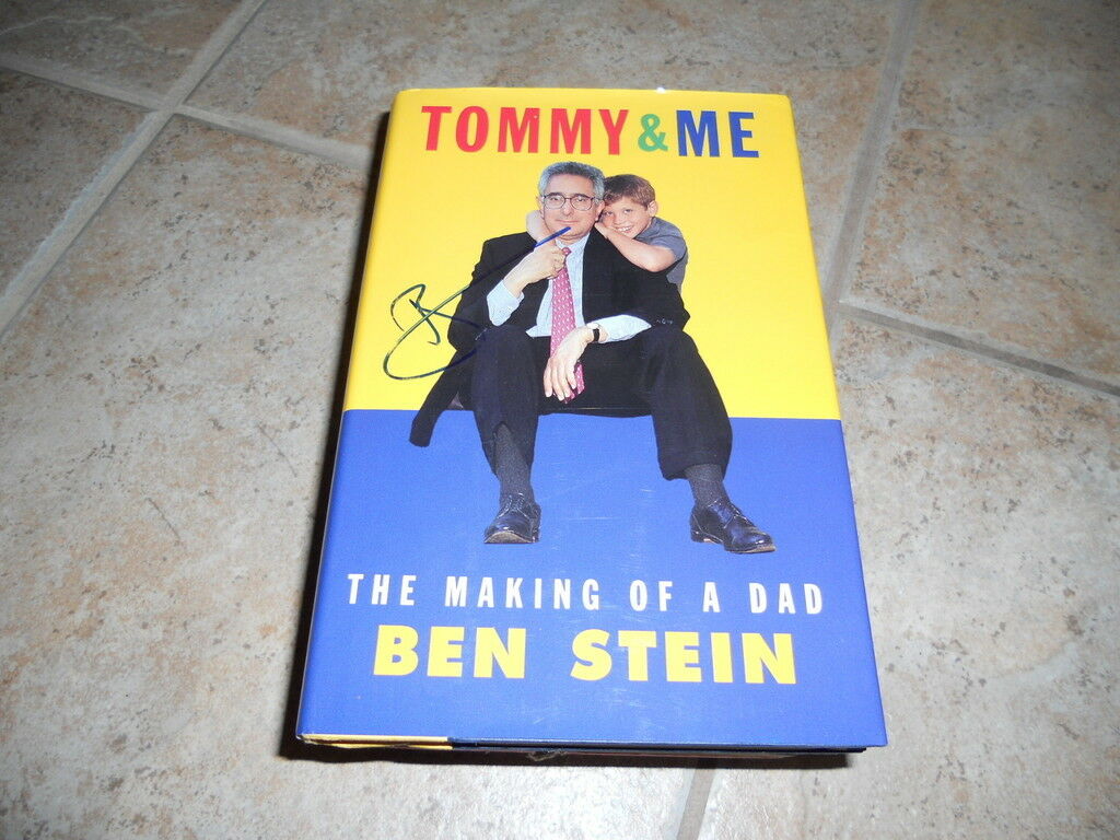 Ben Stein Tommy & Me Signed Autographed Book TV Movie Celebrity Talk ...