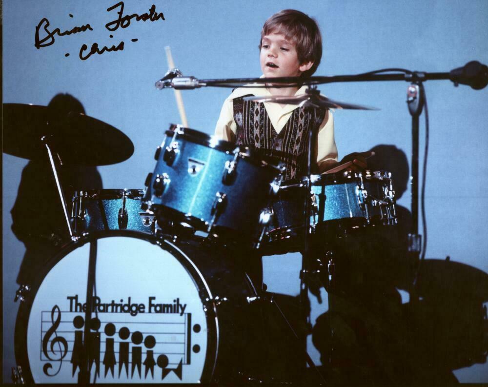 BRIAN FORSTER THE PARTRIDGE FAMILY SIGNED AUTOGRAPHED 8X10 PHOTO W/ COA ...