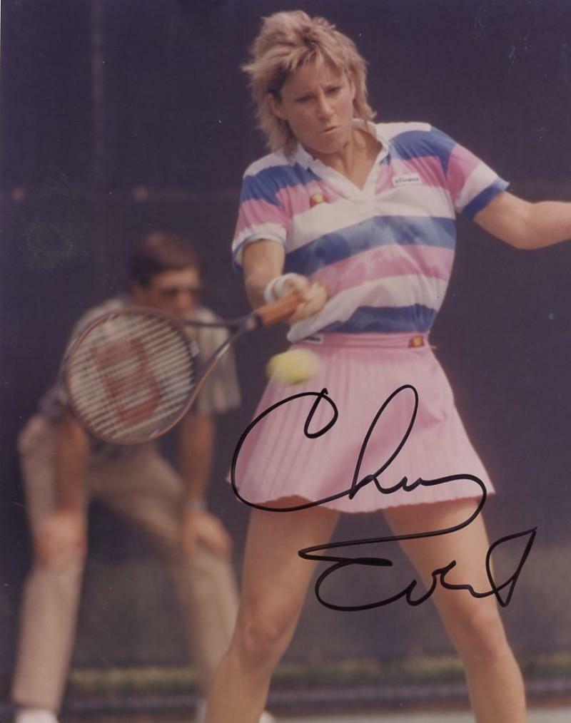 CHRIS EVERT TENNIS STAR B SIGNED AUTOGRAPHED 8X10 PHOTO W/COA | Autographia