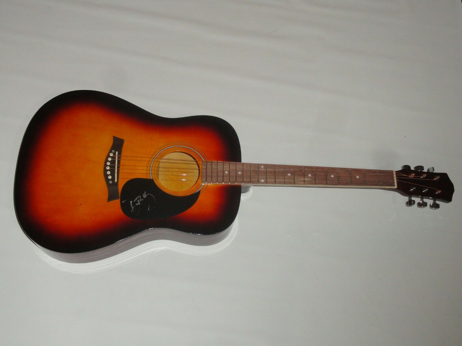 DAVID LEE MURPHY SIGNED FULL-SIZE SUNBURST ACOUSTIC GUITAR COUNTRY STAR ...