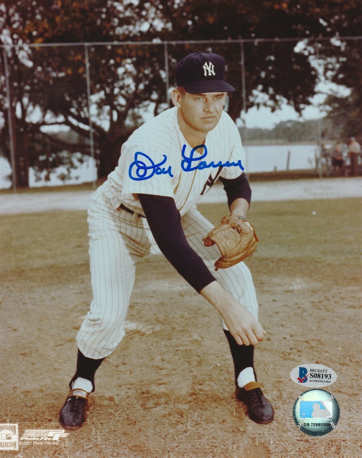 DON LARSEN Signed NY YANKEES 8x10 PHOTO with Beckett COA | Autographia