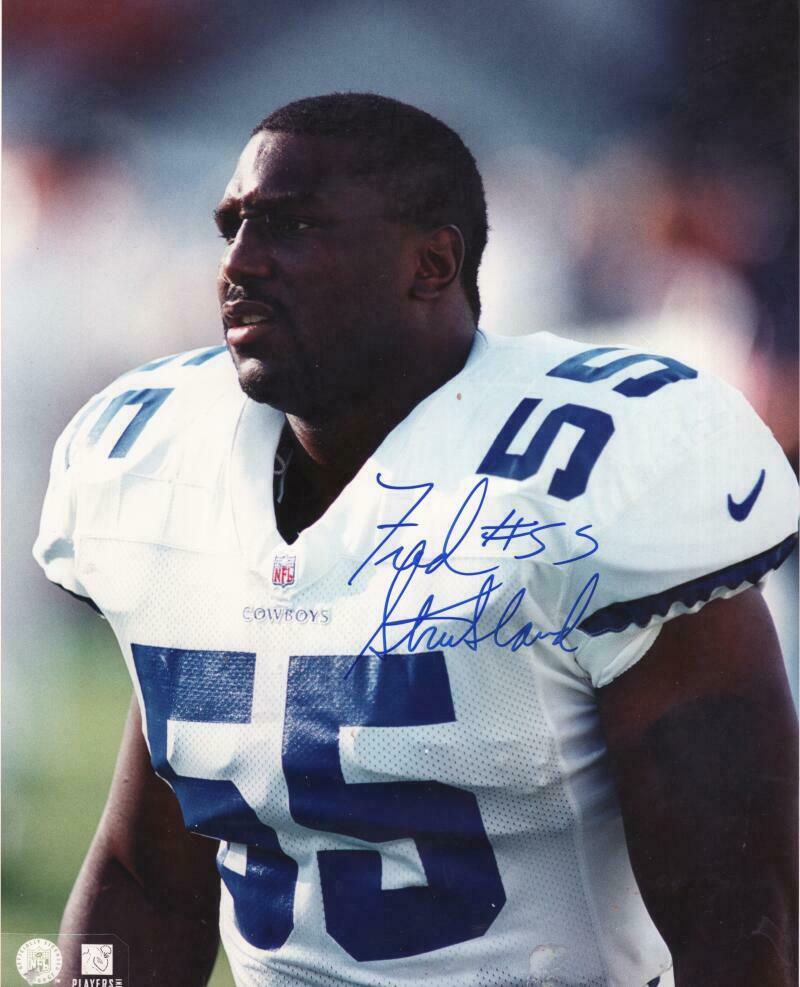 FRED STRICKLAND DALLAS COWBOYS SIGNED AUTOGRAPHED 8X10 PHOTO W/ COA ...