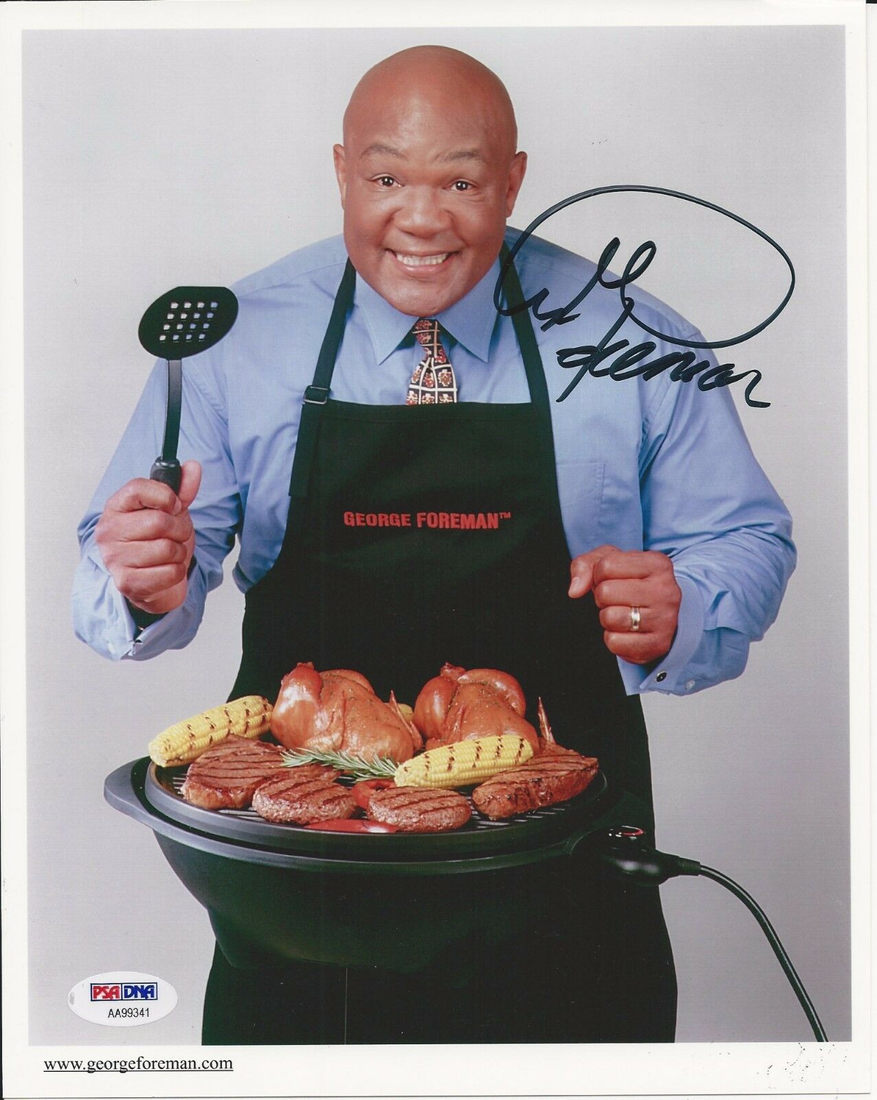 GEORGE FOREMAN Signed 8x10 PHOTO w/ PSA COA | Autographia