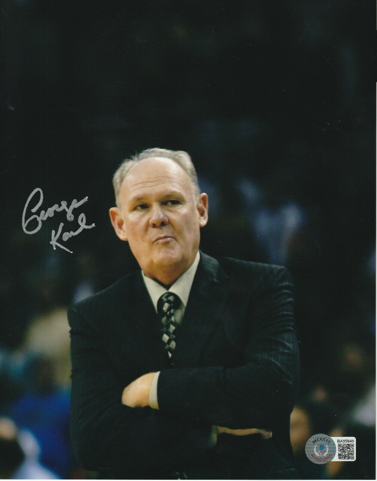 GEORGE KARL Signed Denver NUGGETS 8x10 PHOTO with Beckett COA (BAS ...