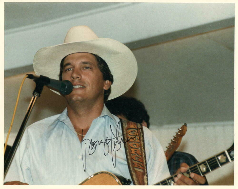 GEORGE STRAIT SIGNED AUTOGRAPH 8x10 PHOTO - THE ROAD LESS TRAVELED ...