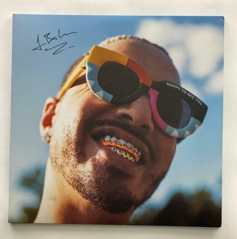 J BALVIN SIGNED AUTOGRAPH JOSE ALBUM VINLY RECORD - PRINCE OF REGGAETON ...
