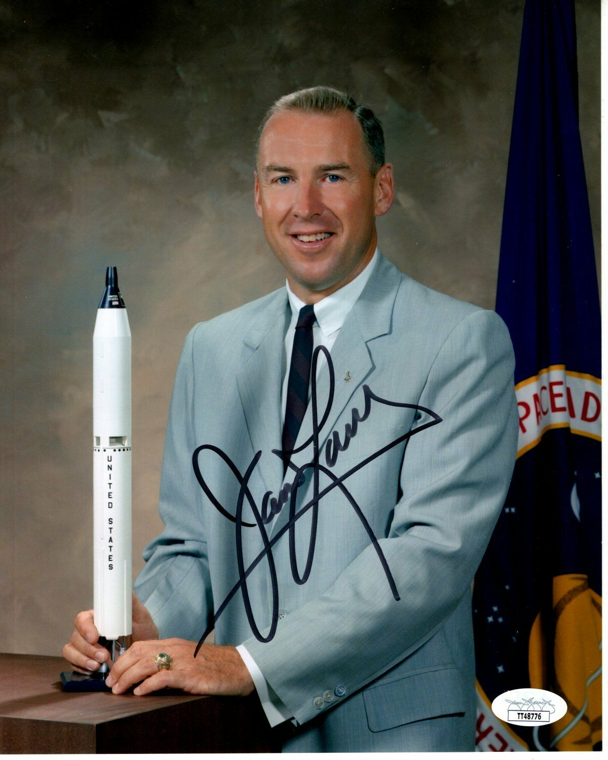 JAMES JIM LOVELL signed 8x10 NASA ASTRONAUT photo JSA | Autographia