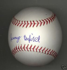 JEREMY BARFIELD METS SIGNED OFFICIAL ML BALL | Autographia