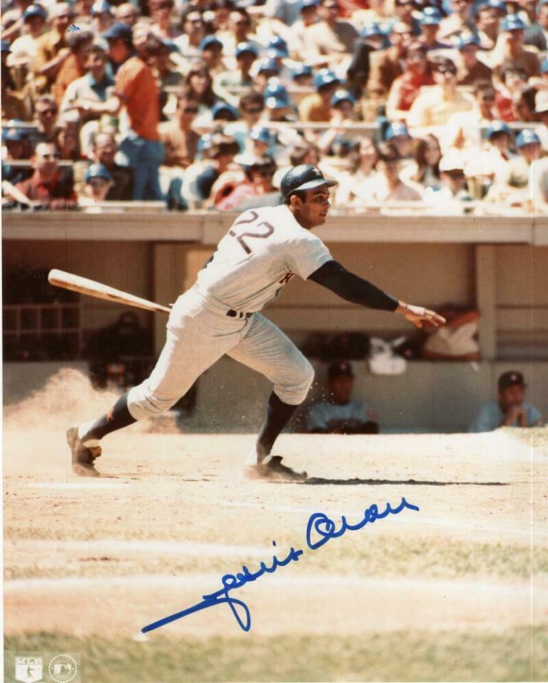 JESUS ALOU HOUSTON ASTROS SIGNED AUTOGRAPHED 8X10 PHOTO W/ COA ...