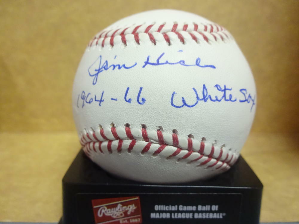 JIM HICKS 1964-66 WHITE SOX SIGNED M.L. BASEBALL W/COA | Autographia
