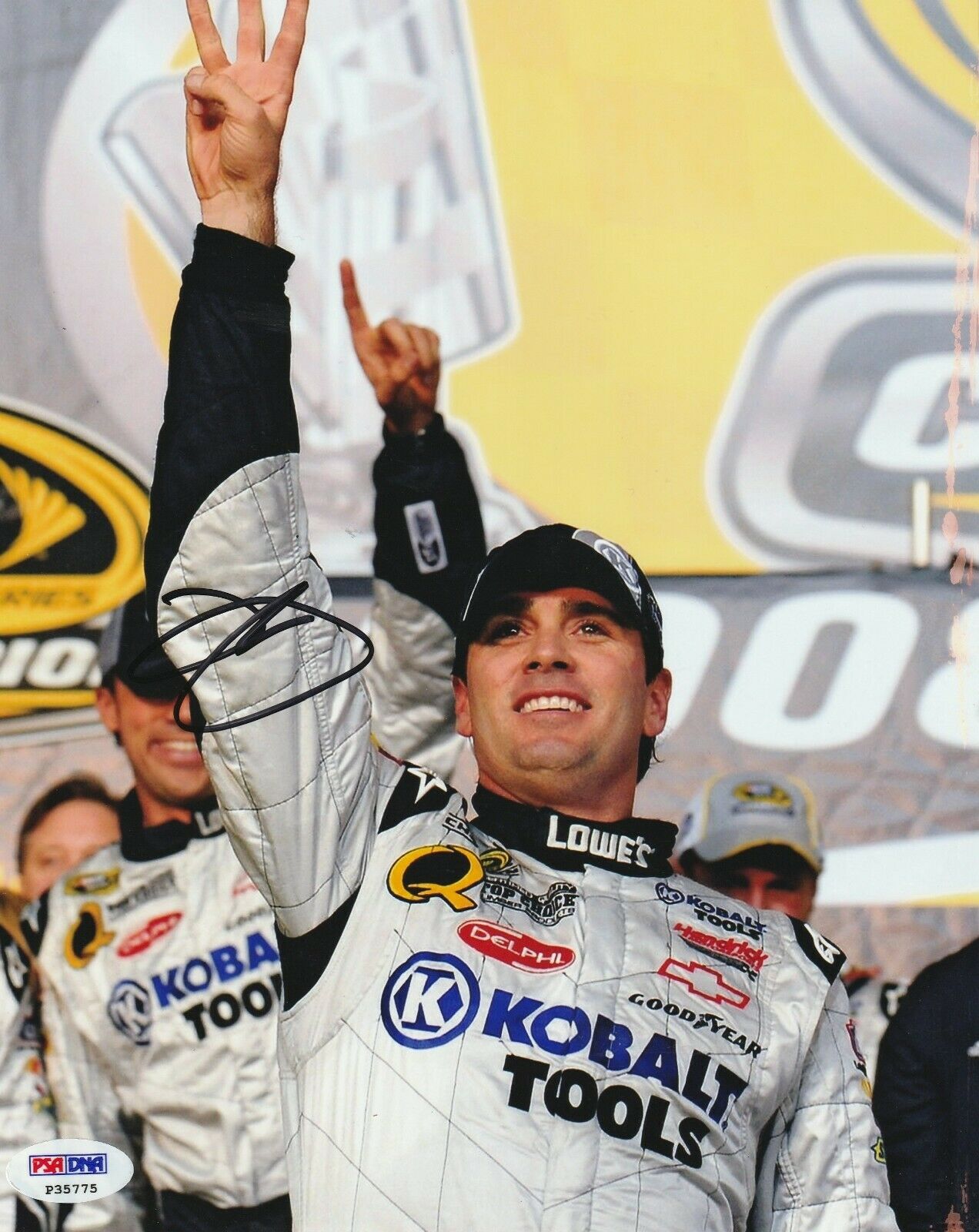 JIMMIE JOHNSON Signed 8x10 PHOTO with PSA COA | Autographia