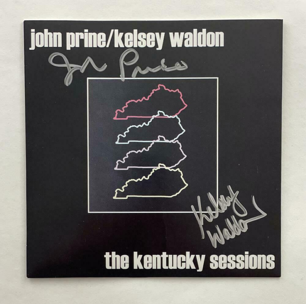 JOHN PRINE +1 SIGNED AUTOGRAPH 7" ALBUM VINYL RECORD THE KENTUCKY ...