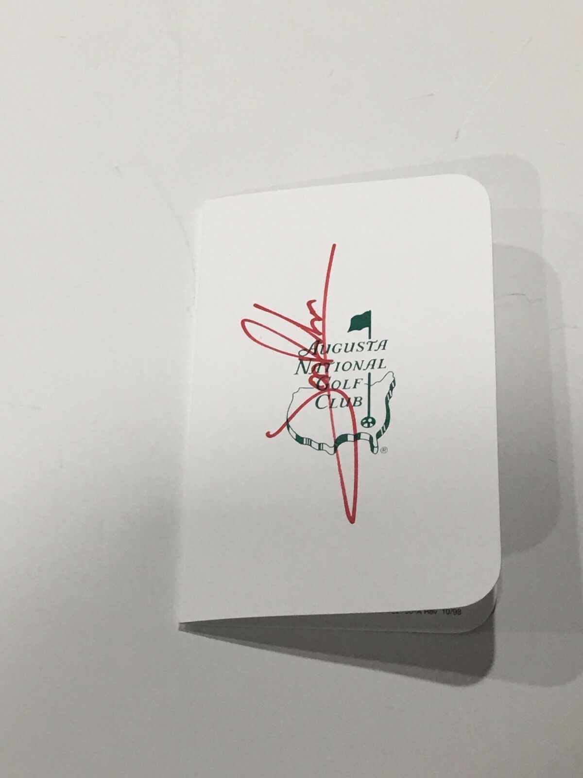 JON RAHM SIGNED MASTERS SCORECARD PGA STAR CHAMPION PROOF AUTOGRAPHED ...