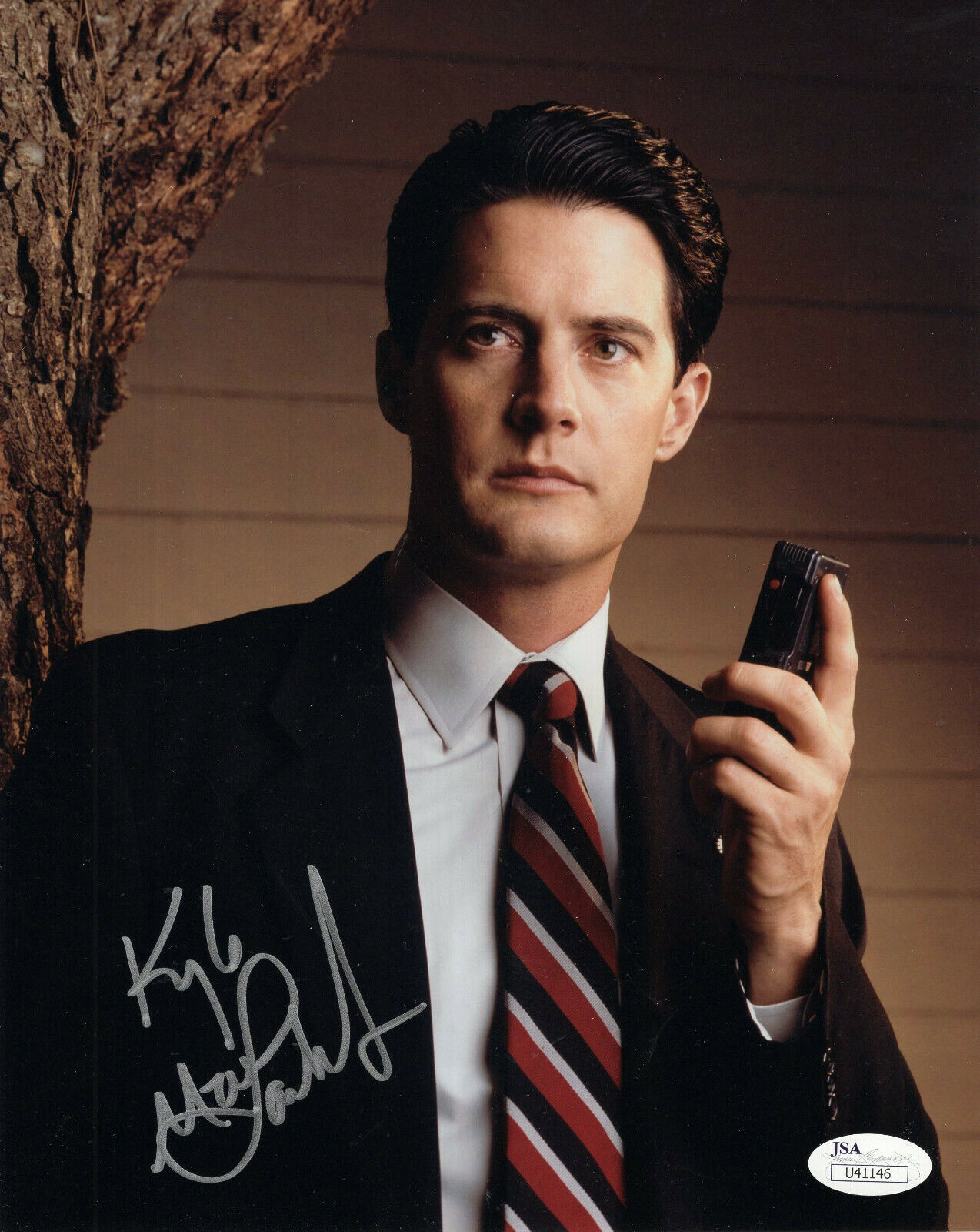 KYLE MACLACHLAN HAND SIGNED 8x10 COLOR PHOTO VERY RARE TWIN PEAKS JSA ...