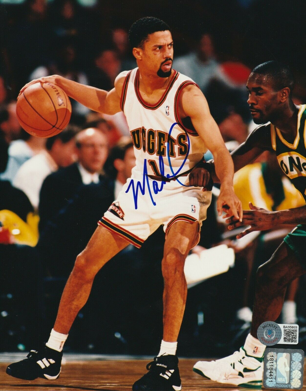 MAHMOUD ABDUL-RAUF Signed Denver NUGGETS 8x10 PHOTO w/ Beckett COA (BAS) | Autographia