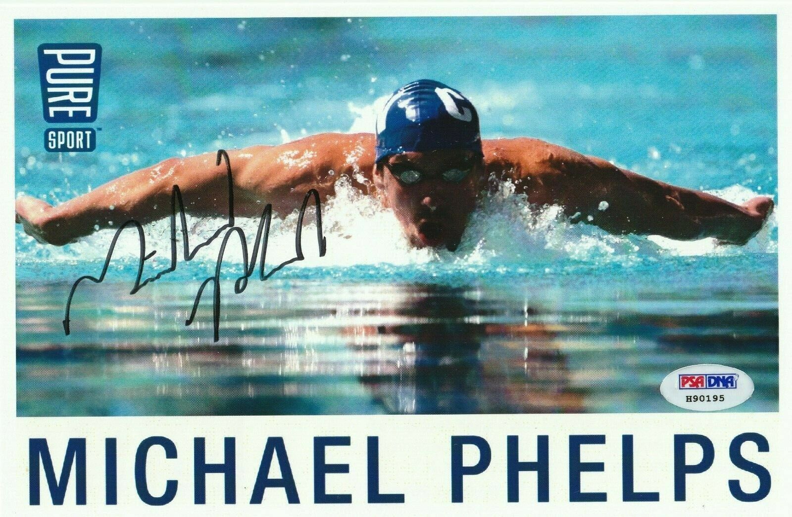 MICHAEL PHELPS Signed Promotional PHOTO w/ PSA COA | Autographia