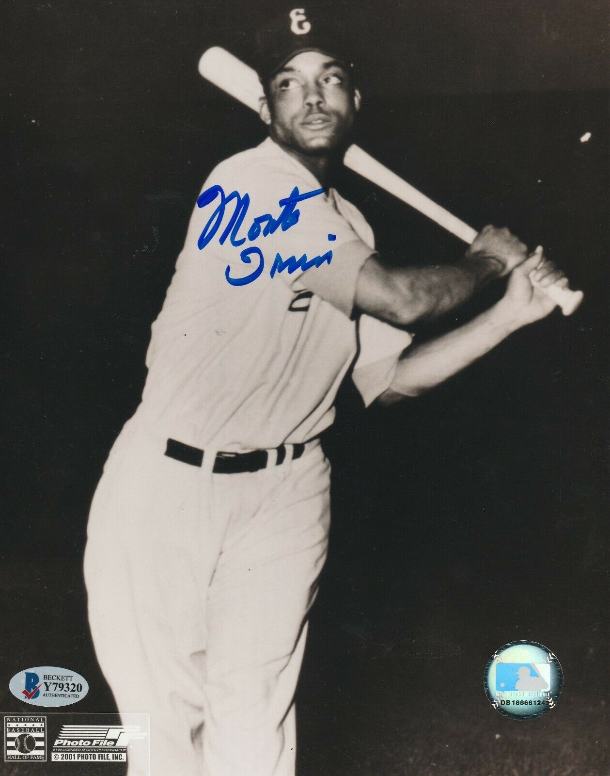 MONTE IRVIN Signed Newark EAGLES 8x10 PHOTO with Beckett COA | Autographia