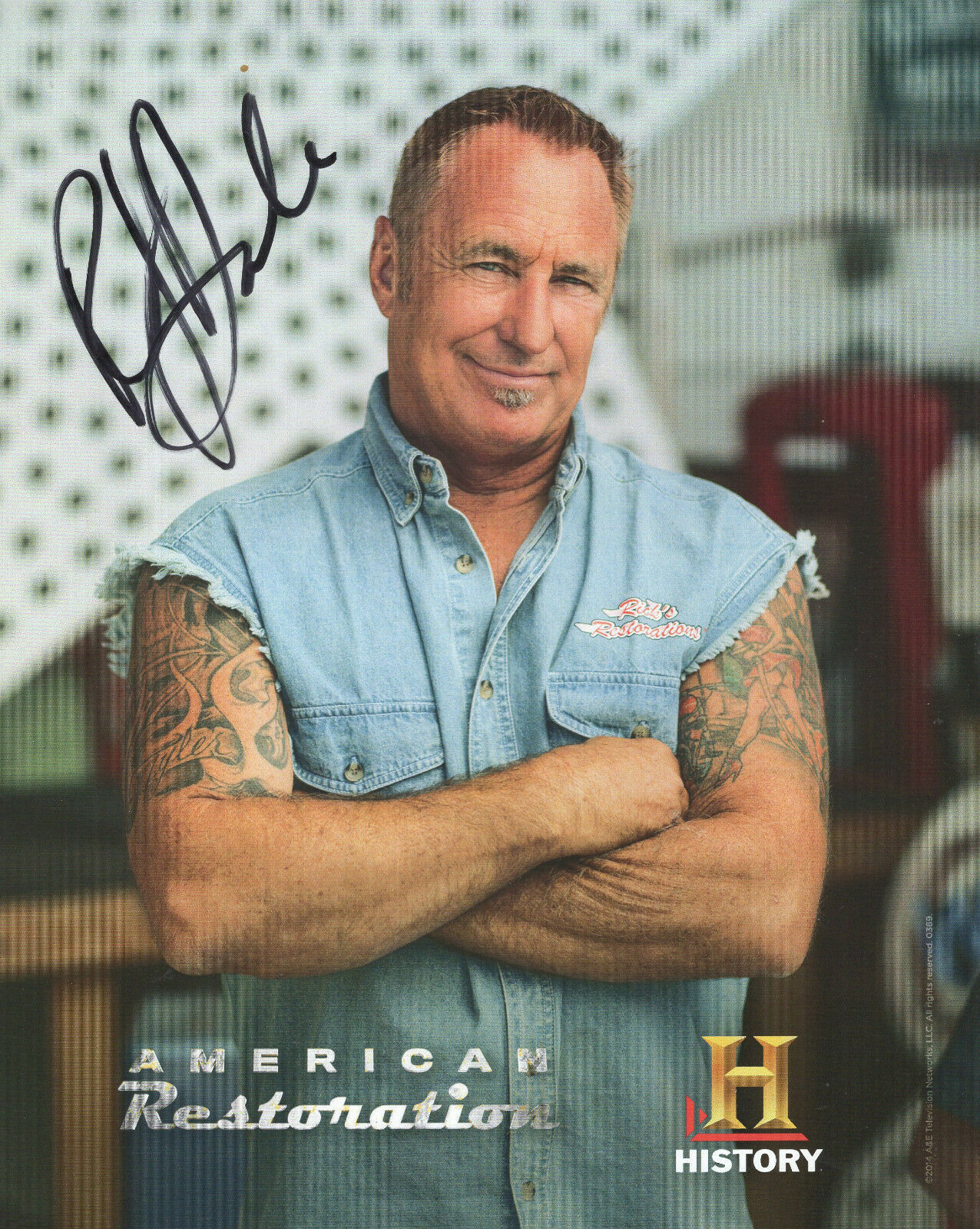 RICK DALE HAND SIGNED 8x10 COLOR PHOTO+COA COOL POSE AMERICAN ...