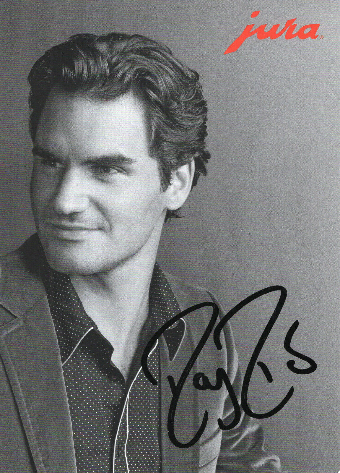 ROGER FEDERER HAND SIGNED 5x7 PHOTO HANDSOME TENNIS STAR GREAT POSE JSA ...