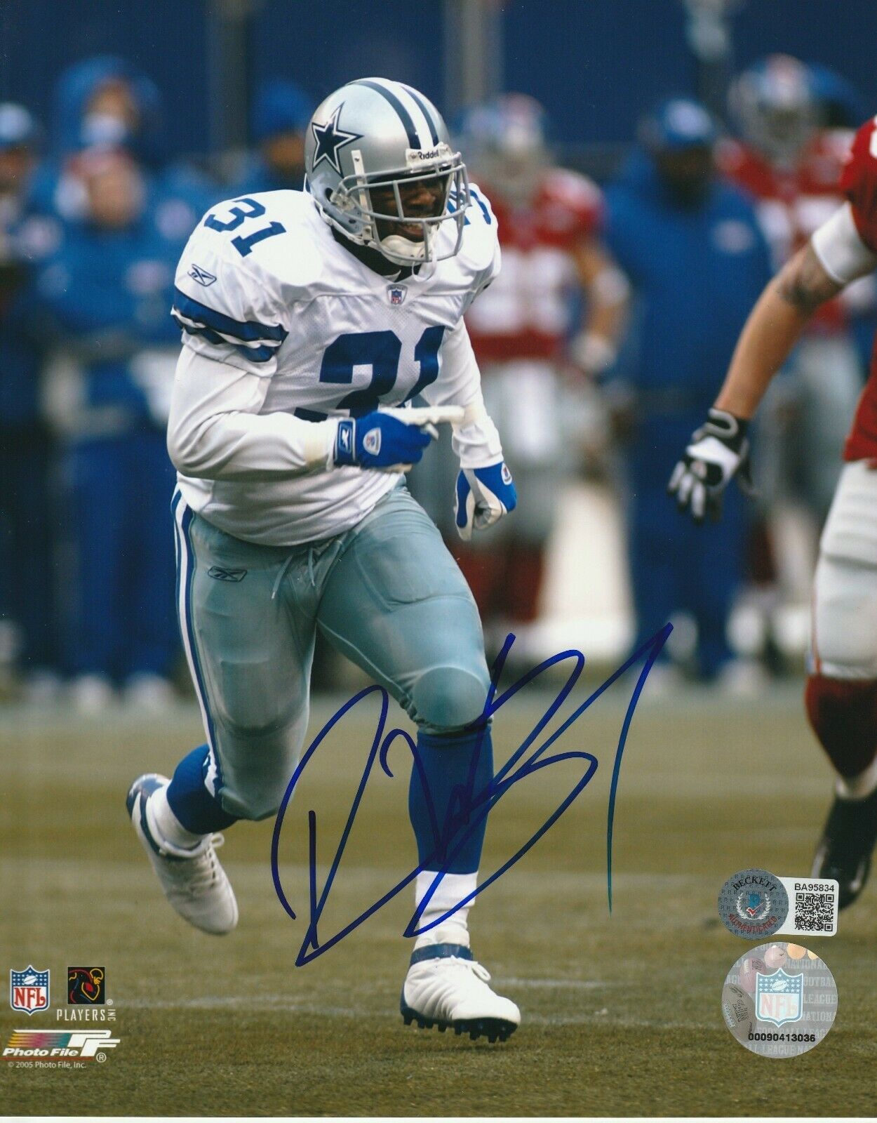 ROY WILLIAMS Signed Dallas COWBOYS 8x10 PHOTO with Beckett COA (BAS ...