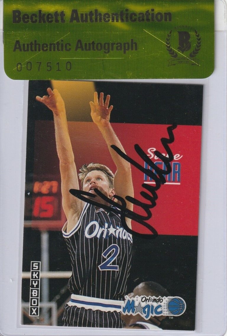 STEVE KERR Signed 1992-93 SKYBOX Card #381 w/ Beckett Seal of ...