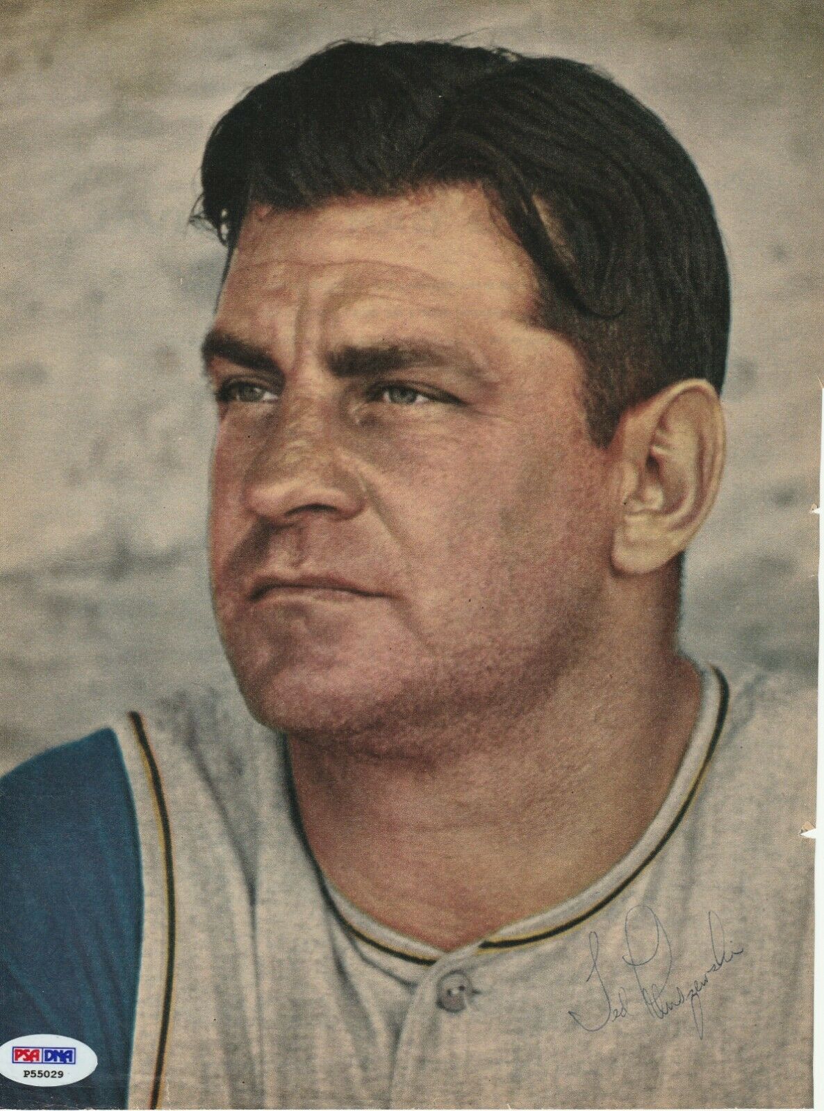 TED KLUSZEWSKI (Cincinnati Reds) VINTAGE Signed Magazine Page w/ PSA ...