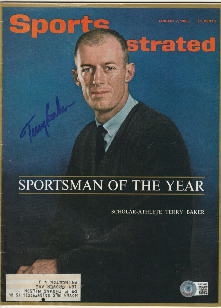TERRY BAKER Signed 1/7/63 SPORTS ILLUSTRATED w/ Beckett COA (BAS ...