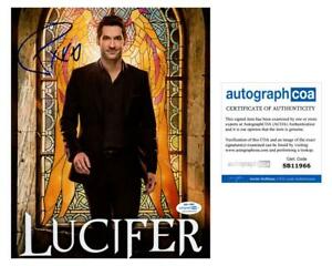 Tom Ellis "Lucifer" AUTOGRAPH Signed 'Lucifer Morningstar' 8x10 Photo ...