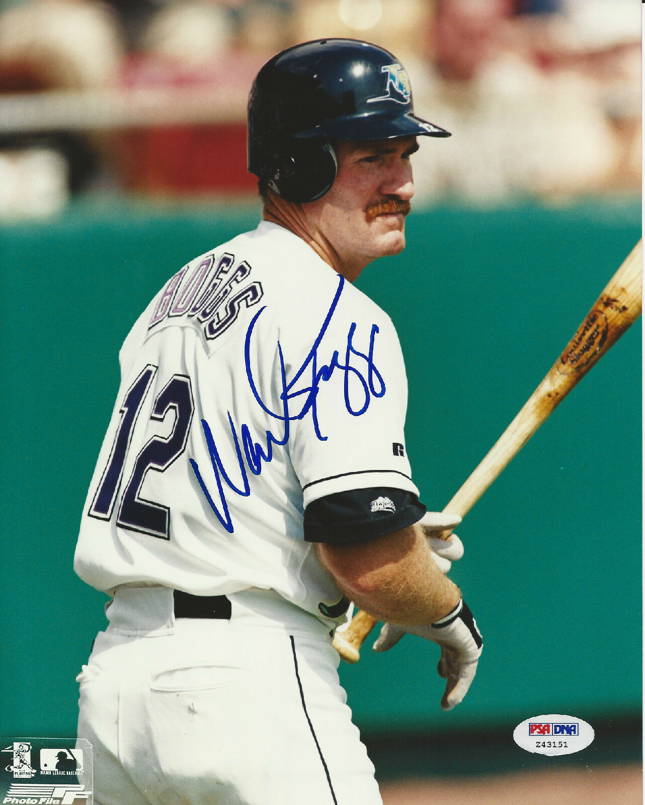 WADE BOGGS (Tampa Bay RAYS) Signed 8x10 PHOTO w/ PSA COA | Autographia