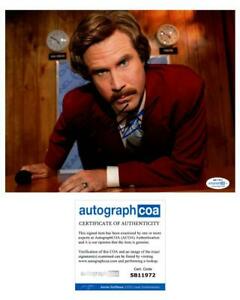 Will Ferrell "Anchorman" AUTOGRAPH Signed 'Ron Burgundy' 8x10 Photo ...