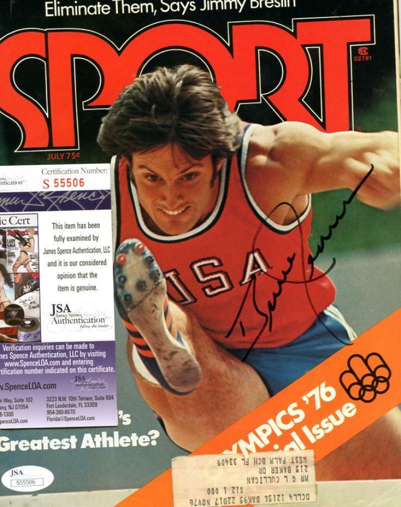 BRUCE JENNER SIGNED AUTOGRAPHED SPORT MAGAZINE OLYMPICS JSA S55506 ...