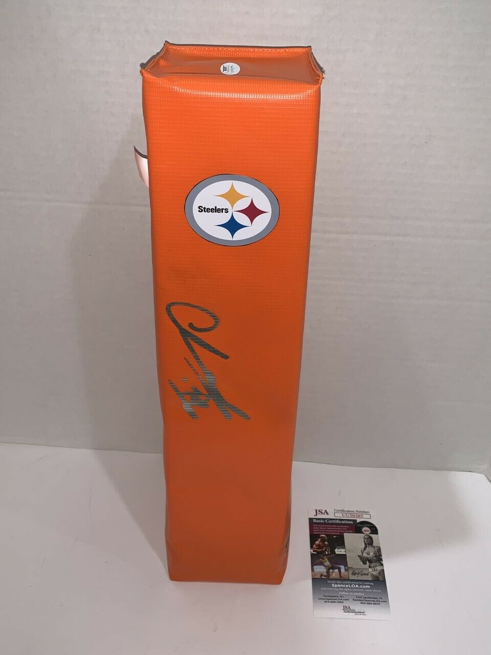 CHASE CLAYPOOL SIGNED TOUCHDOWN PYLON PITTSBURGH STEELERS PROOF JSA COA ...