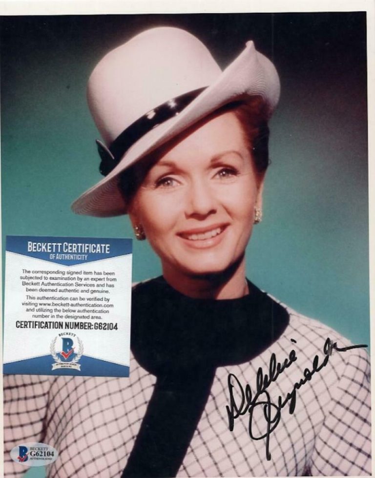 DEBBIE REYNOLDS ACTRESS SINGER SIGNED AUTOGRAPHED 8X10 PHOTO BECKETT ...