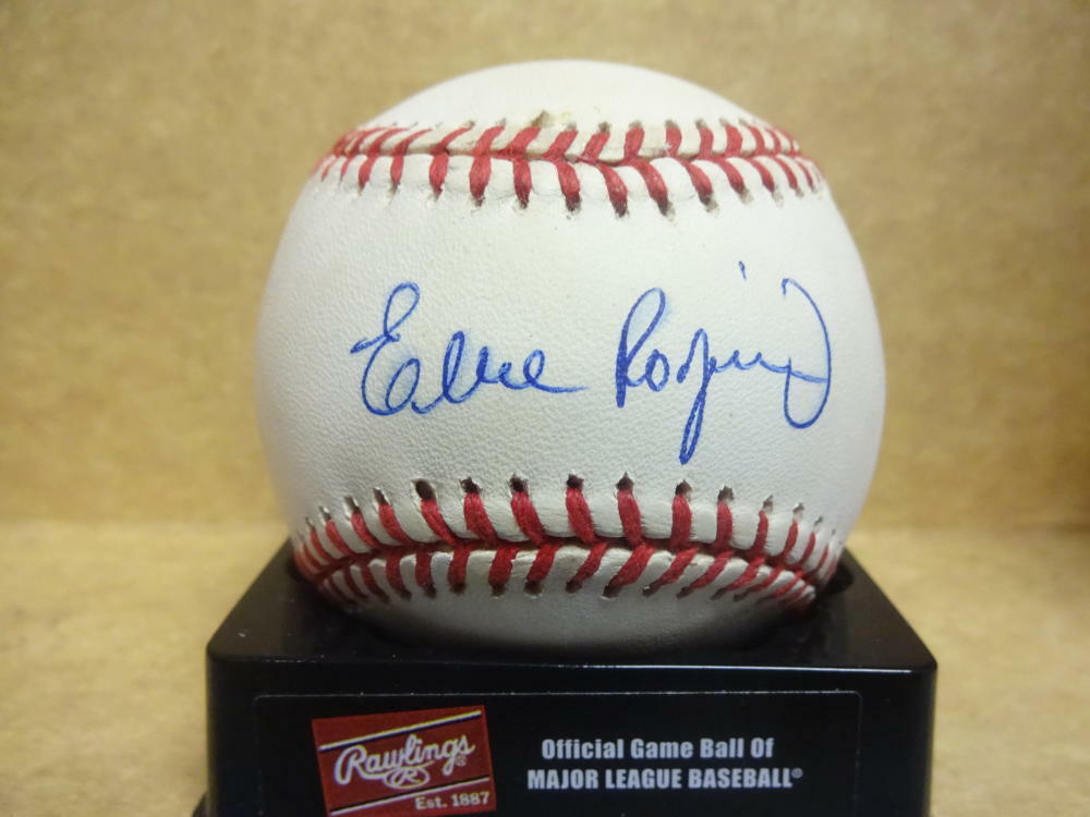 ELLIE RODRIGUEZ LOS ANGELES DODGERS SIGNED N.L. BASEBALL W/COA ...
