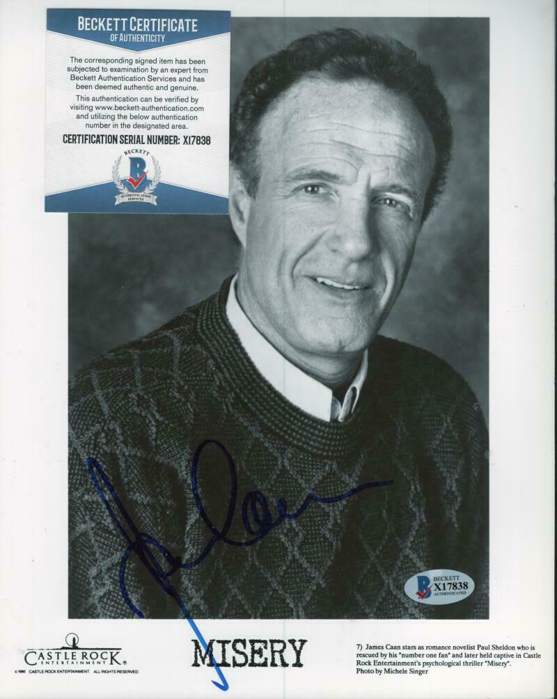 JAMES CAAN FAMOUS ACTOR SIGNED 8X10 PHOTO BECKETT X17838 | Autographia
